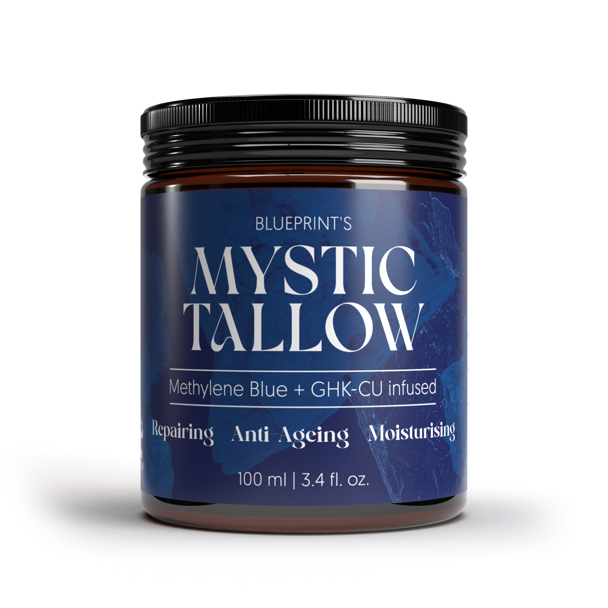 Mystic Tallow - Organic Beef Tallow Balm with Methylene Blue & GHK-Cu – Blueprint Vitality